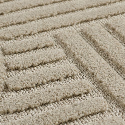 Tapis à Relief Lena Beige 240x340cm - Tapis salon et chambre BUT