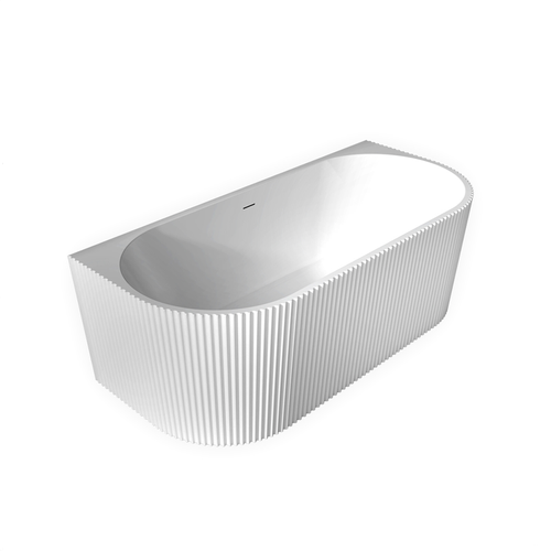 Baignoire Semi Îlot - 170 X 75 Cm - Avec Siphon Chrome - Pieds - Inclus - Leya - Toute l'offre ...