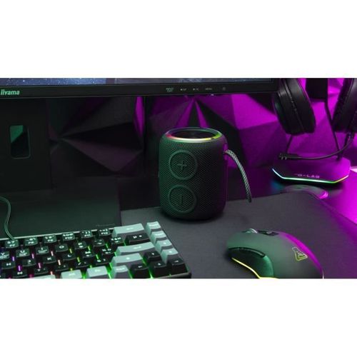 Enceinte Sans Fil - The G-lab - Klub-neon - Rgb - 2x8w - Bluetooth ...