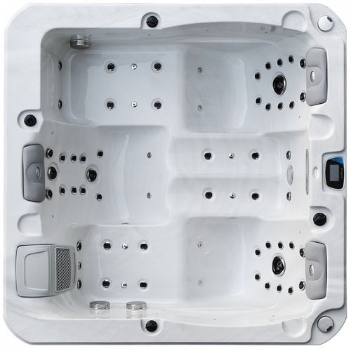 Spa 3 Places Allongées Archipel® Gt3 LED Blanc Marbre - Spa ...