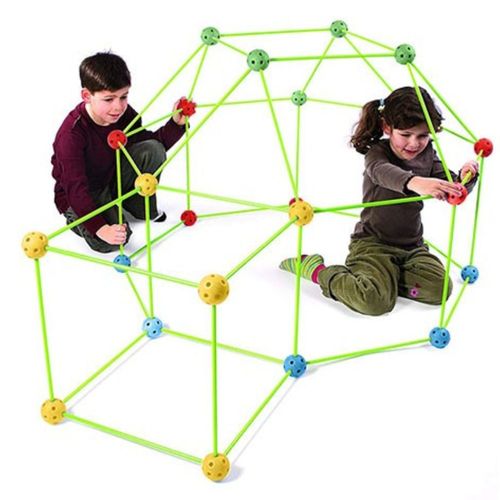 Kit De Construction De Cabanes Pour Enfants - 175 Pièces - Jeux ...