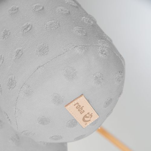 Couverture Bébé + Doudou Et Traversin En Coton Bio Gris Argenté - Lil ...