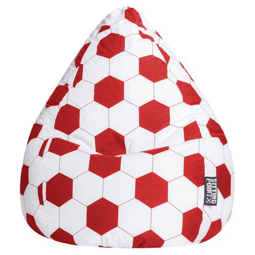 Pouf Colorfoot XL Rouge - Pouf - Poire BUT