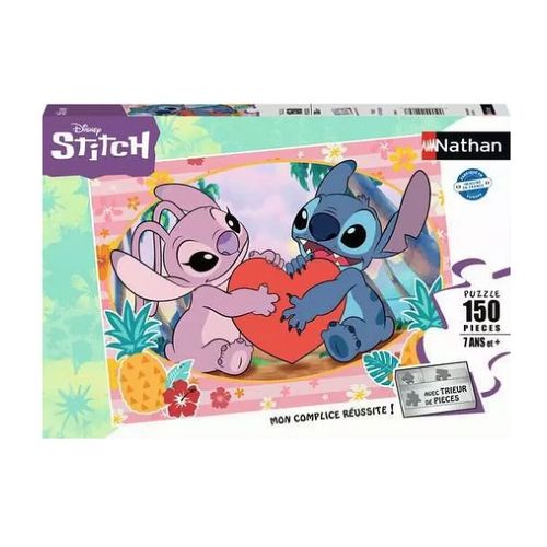 Puzzle Nathan 150 Pièces Moment En Amoureux Avec Disney Stitch - BUT