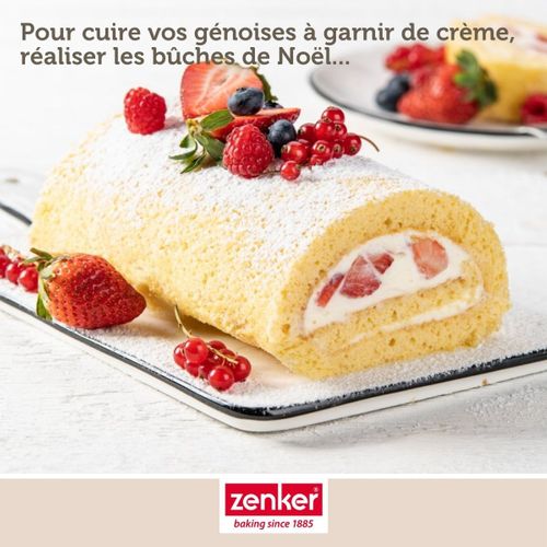 Moule à Génoise Et Biscuit Roulé En Silicone 36 X 27 Cm Zenker Sweet ...