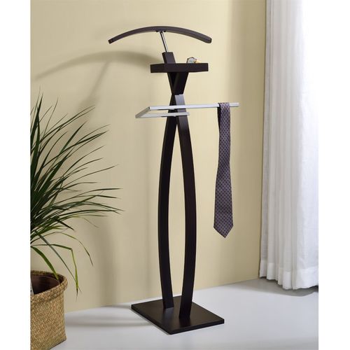 Valet Robin, En Bois Lasuré Brun Foncé - Valet BUT