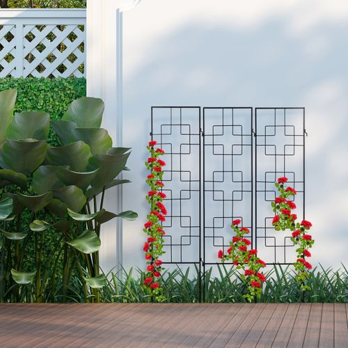 Treillis De Jardin Métal Lot De 3 - Clôture - Palissade BUT
