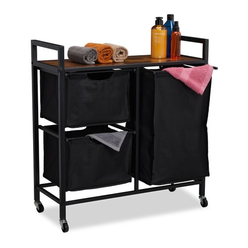 Meuble Panier A Linge Coulissant