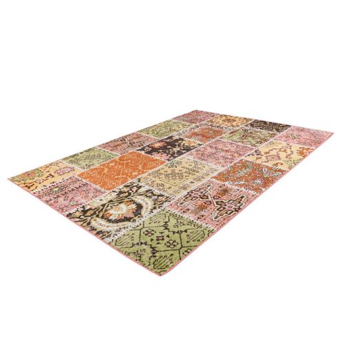 Tapis Patchwork à Poils Courts "ariya" Multicolore 200 X 290 Cm - Tapis salon et chambre BUT