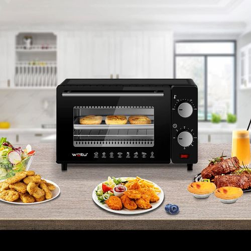 Mini Four Électrique 10l Avec 4 Modes De Cuisson. minuterie 0-60 Min.650w - noir - Mini-four ...