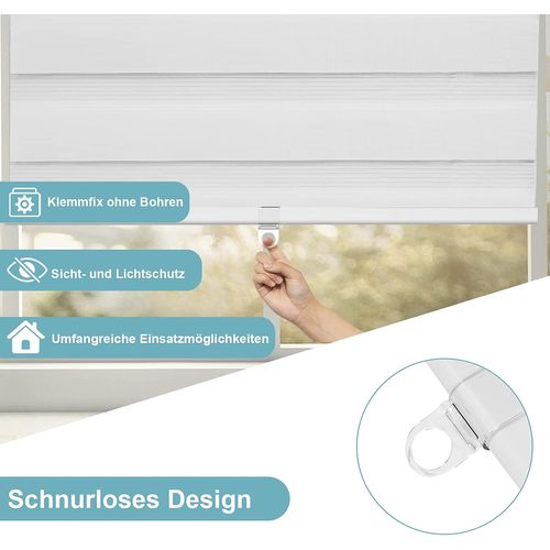 Store Enrouleur Double.store Sans Cordon.store à Rouleau Klemmfix ...