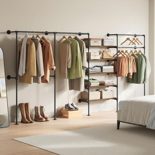 Penderie Murale, Portant à Vêtements, Dressing Mural, En Tube ...