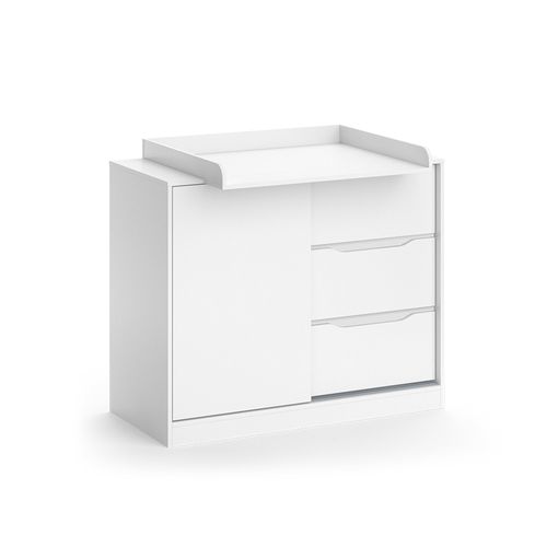 Commode à Langer Ruben, Blanc, 113x93cm Avec Plan à Langer - Commode ...