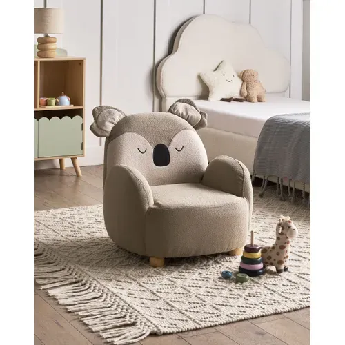 Fauteuil Pour Enfants En Forme De Koala Taupe Hervik - Chaise et ...