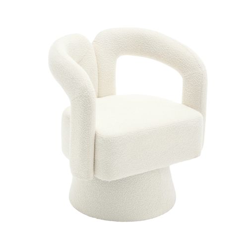 Fauteuil 67x55x74 Cm Pivotant 360°, Design Moderne, Montage Simple, En ...