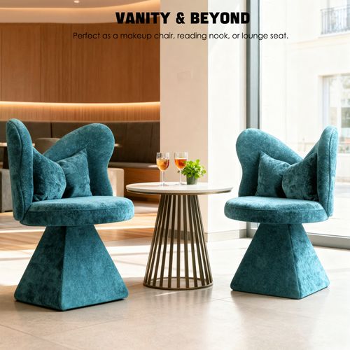 Chaise Chaise Papillon Pivotante Pour Coiffeuse Et Bureau - Design ...