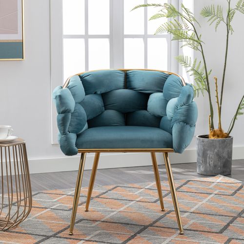 Chaise 72x42x75,5 Cm, Design Moderne, Structure En Métal, Revêtement ...