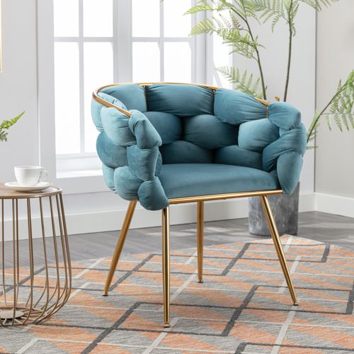 Chaise 72x42x75,5 Cm, Design Moderne, Structure En Métal, Revêtement ...