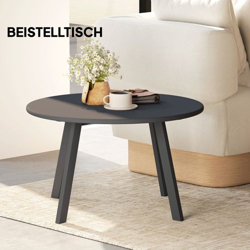 Table D'appoint Ronde D.70 X H42 Cm, Table Basse De Balcon, Structure ...