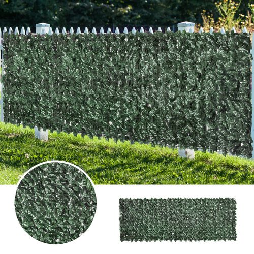Mur Vegetal Artificiel Occultant Resistant Aux Uv, Feuillage Dense Vert ...