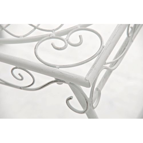 Table De Jardin Carrée Zarina 50 X 45 Cm Blanc Antique - Table basse de jardin BUT