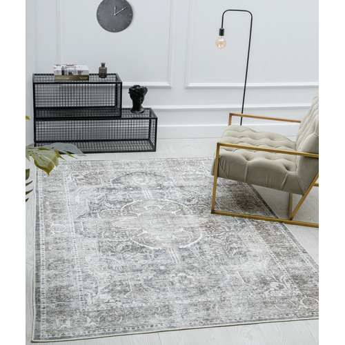 Tapis Zen Classique Lavable, Gris, 80 X 150 Cm - Tapis salon et chambre BUT