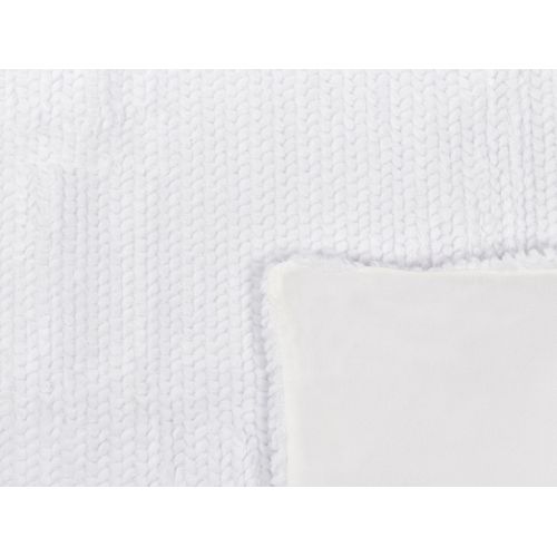 Plaid Blanc 200 X 220 Cm Bjas - Plaid BUT