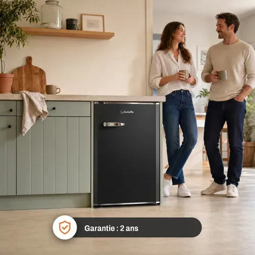 Réfrigérateur table top VEDETTE VRT108EB 108L Noir - Réfrigérateur 1 ...