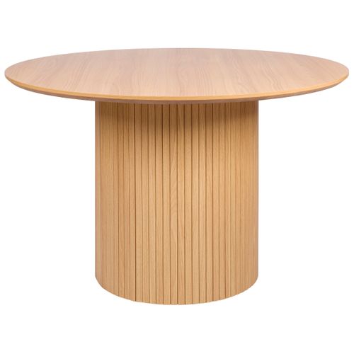 Table ronde OSAKA imitation chêne - Table BUT