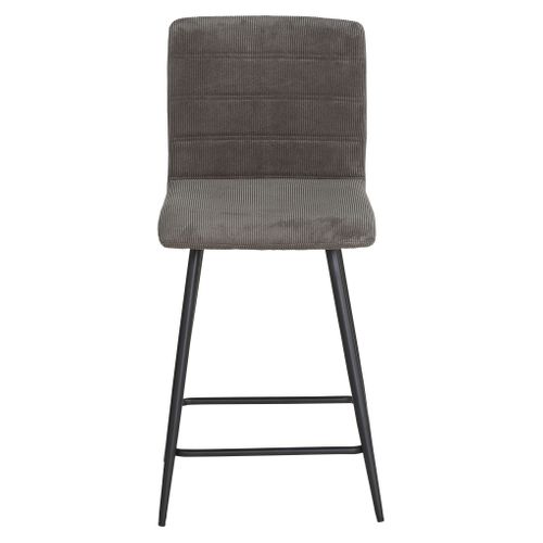 Tabouret bar H 63 Clara Gris - Tabouret BUT