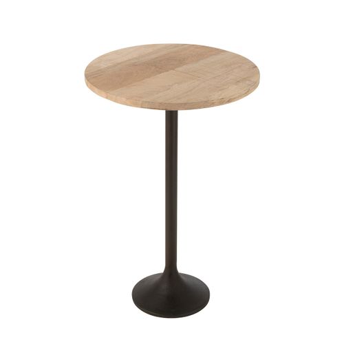 Table De Bar En Bois "duncan" 100cm Naturel - Bar BUT