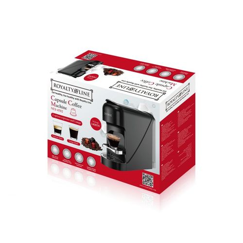 Expresso à capsules Nespresso 1400w Noir Rlnes4702-blk - Toutes les ...