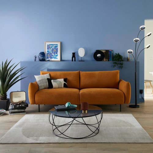 Tapis 160x230 cm NEVADA Beige - Tapis salon et chambre BUT