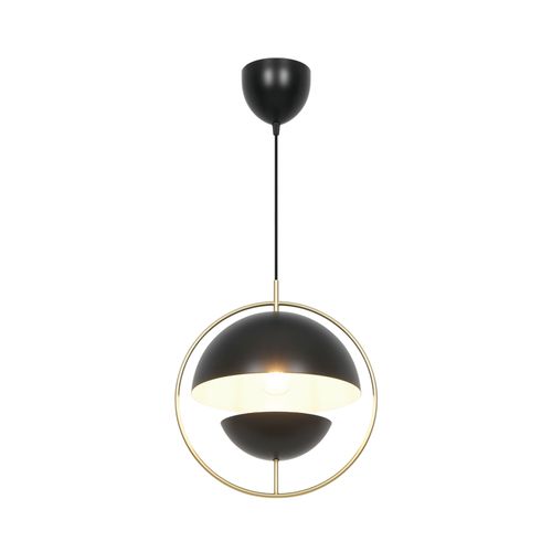 Suspension Tavia Métal Noir, H.37 Ip20 E27 / Intérieur - Lustre ...