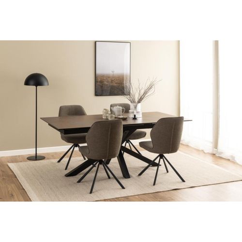 Table De Salle à Manger Rectangulaire Extensible En Céramique 8/10 ...