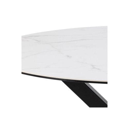 Table De Salle à Manger Ronde En Céramique L119 4 Personnes - Neiva ...