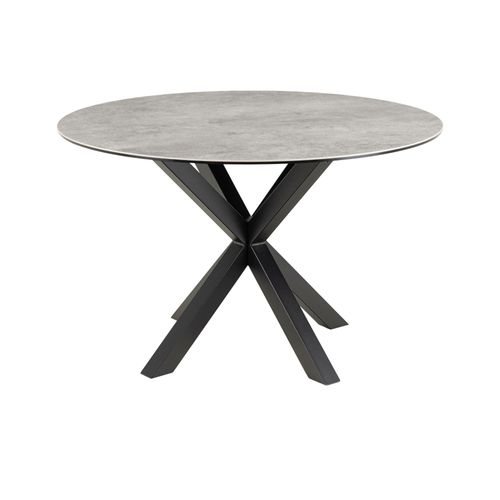 Table De Salle à Manger Ronde En Céramique L119 4 Personnes - Neiva ...