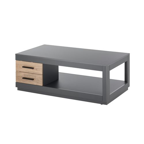 Table basse gris/chêne - MATT - Table basse BUT