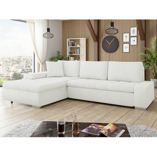 Canapé D'angle Comfivo 147, Blanc, Fonction De Couchage, 302x213x80cm, 140, 252 - BUT