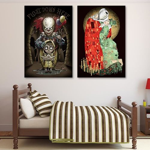 Tableau Dracula De Coppola Dans Le Style De Klimt Le Baiser 40 X 60 Cm ...