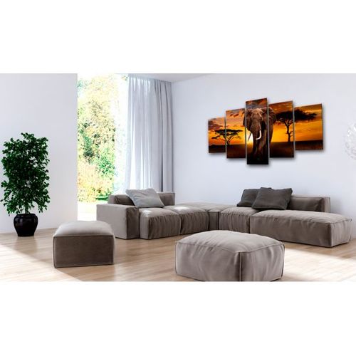 Tableau Africain Et Ethnique The Savannah King 200x100 Cm - Tableau ...