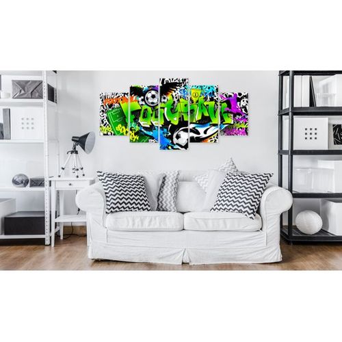 Tableau Sports Games 200x100 Cm - Tableau - Toile BUT