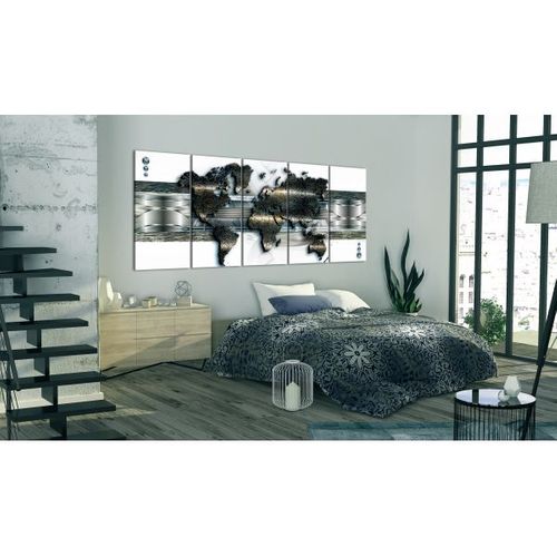 Tableau Three-dimensional Map 225x90 Cm - BUT