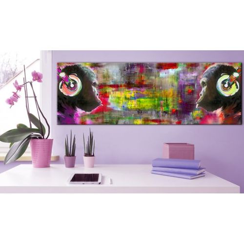 Tableau Musical Duet 120x40 Cm - Tableau - Toile BUT