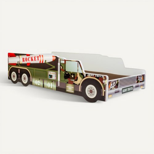 Lit Simple Enfant Militaire 160 Avec Matelas - Ensemble literie BUT