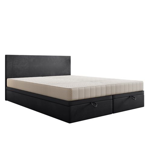 Lit Boxspring 160x200 Cm Siesta Avec Rangement Et Matelas Ressorts ...