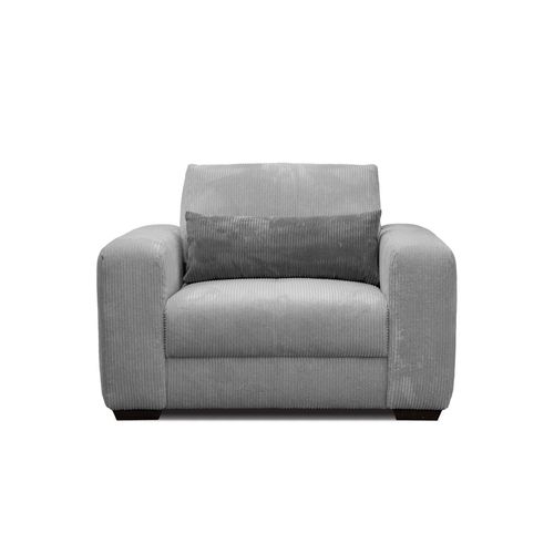 Fauteuil En Velours Côtelé Oli, Gris Clair - Voir toute l'offre BUT