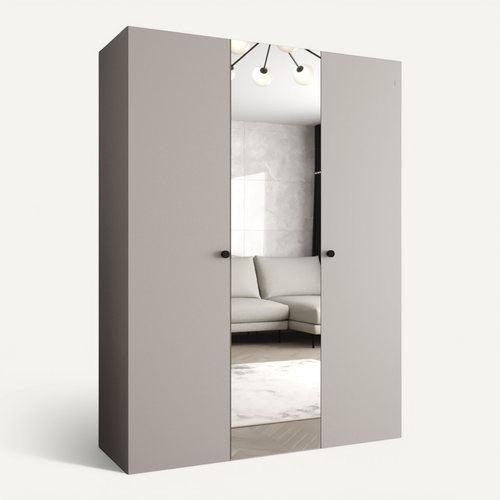 Armoire Parma 2 à Portes Battantes 202/150/52 3 Portes (cachemire ...