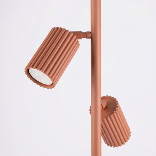 Lampadaire Karbon 3 Ocre Rouge - Lampadaire BUT