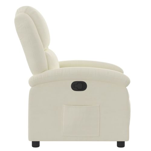 Fauteuil Relax - Fauteuil Inclinable - Fauteuil De Relaxation Crème ...